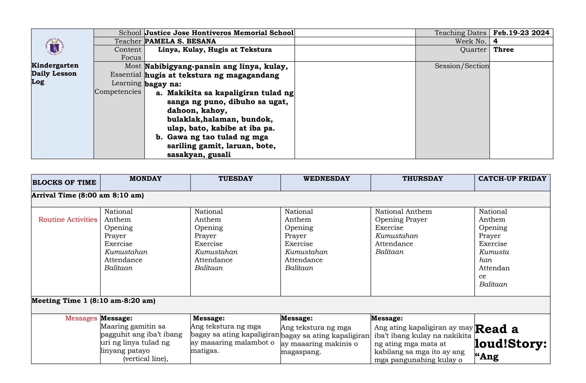 KINDERARTEN-DLL-Quarter3-WEEK-4.docx ctto | DOCX