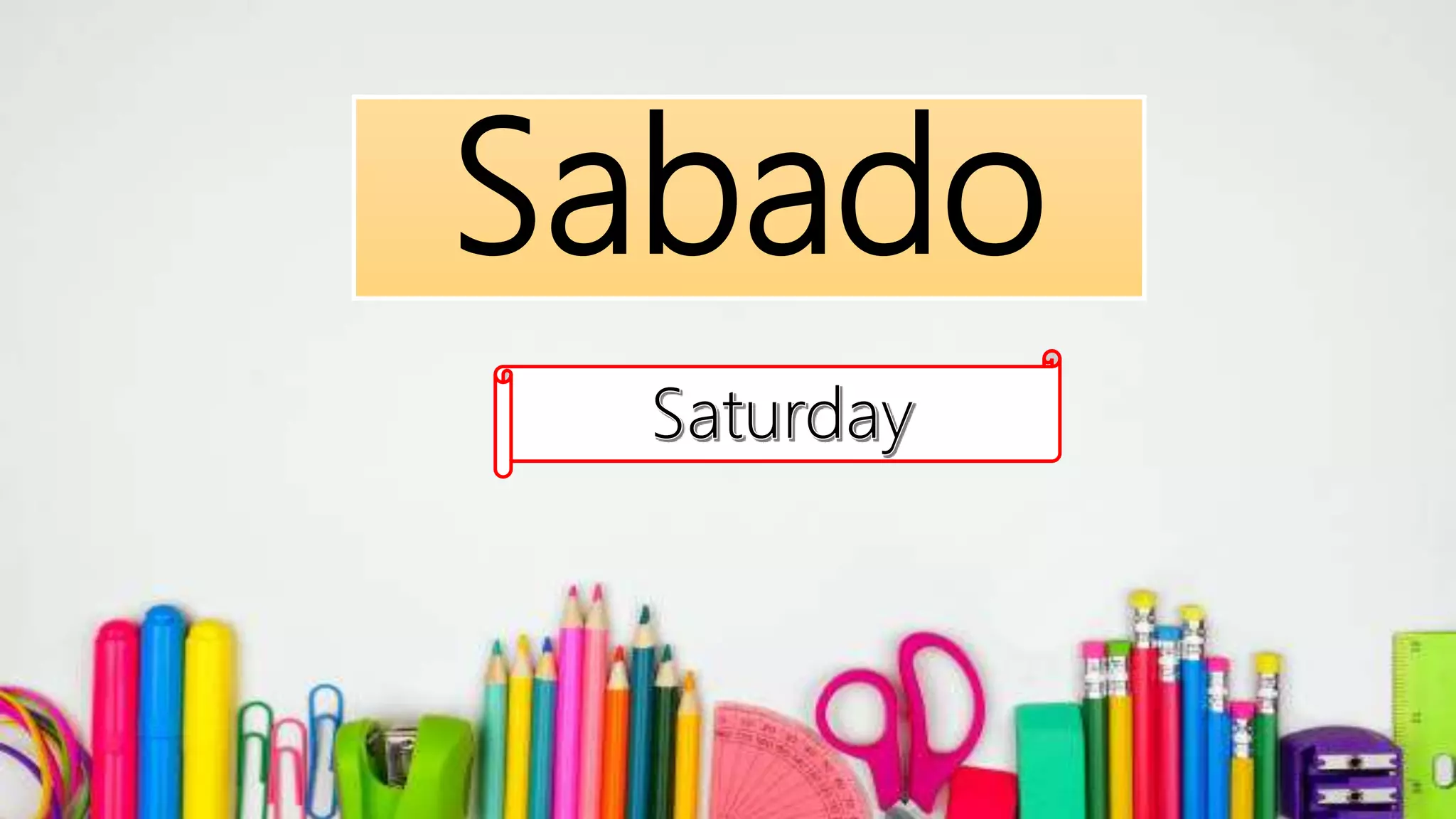 Mga Araw sa Isang Linggo | PPTX