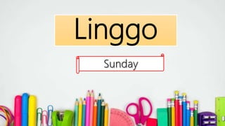 Mga Araw sa Isang Linggo | PPTX