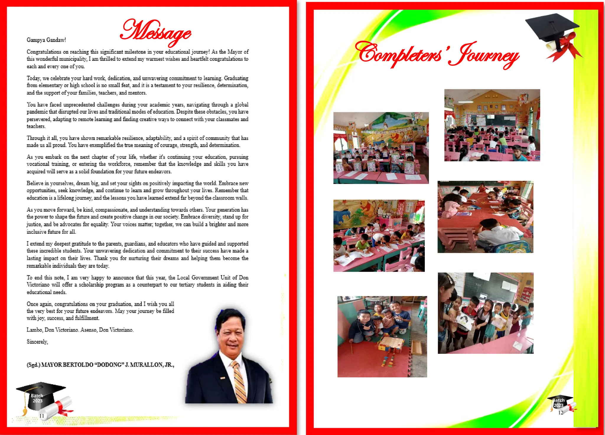 kindergarten graduation programme sample | PPTX