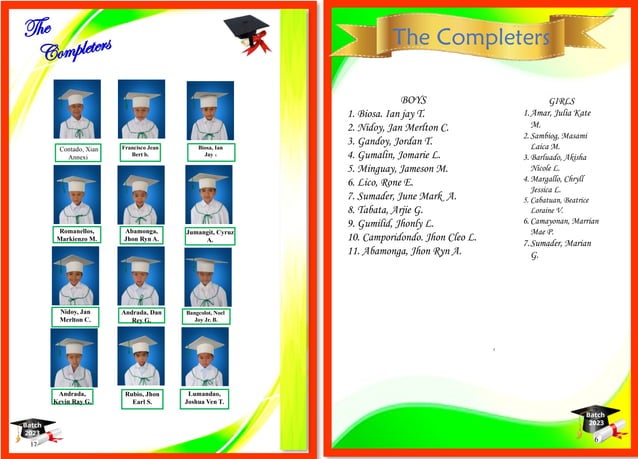 kindergarten graduation programme sample | PPTX