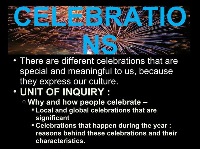 Kinder celebrations | PPT