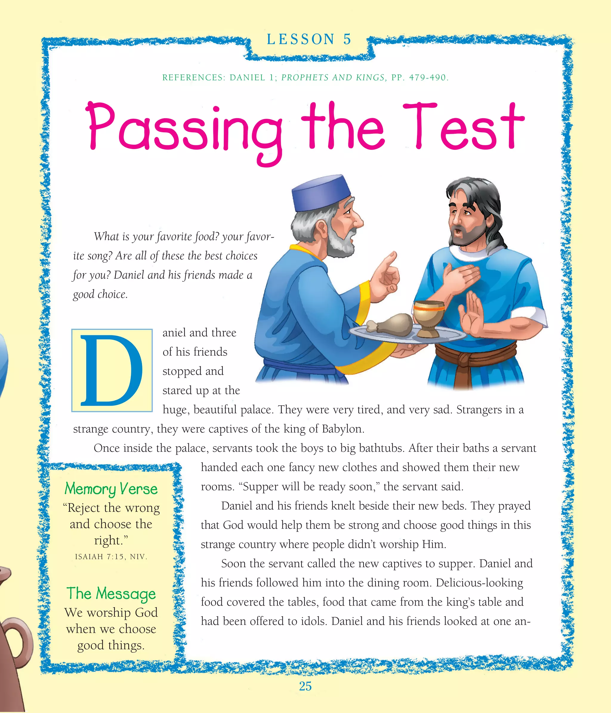 Lesson 5 | Kindergarten | Sabbath School | Second Quarter 2015 | PDF