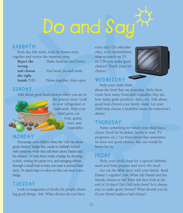 Lesson 5 | Kindergarten | Sabbath School | Second Quarter 2015 | PDF