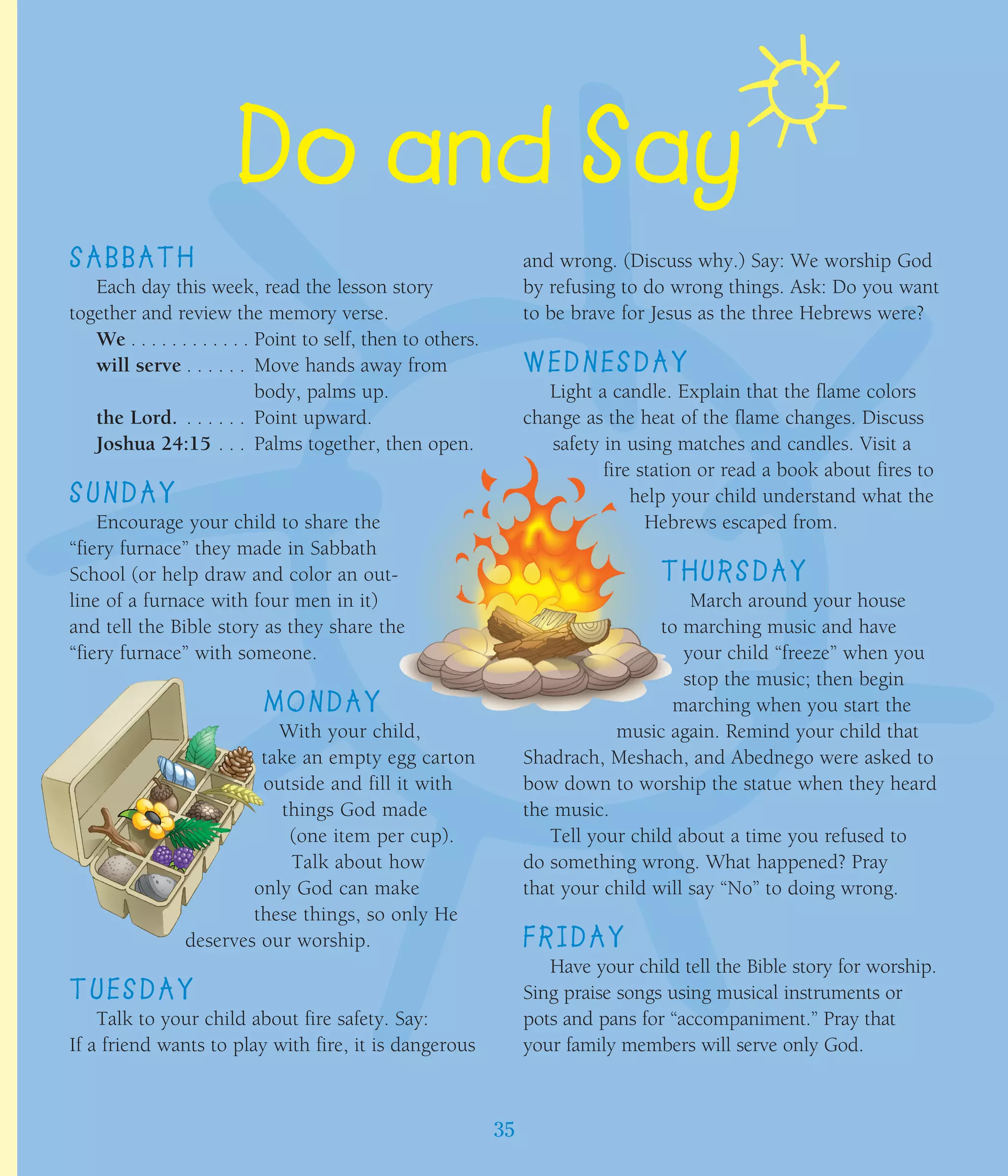 Lesson 7 | Kindergarten | Sabbath School | Second Quarter 2015 | PDF