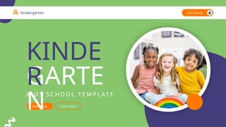 Kindergarten slides on introduction to education | PPTX