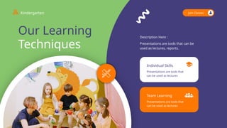 Kindergarten slides on introduction to education | PPTX