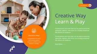 Kindergarten slides on introduction to education | PPTX