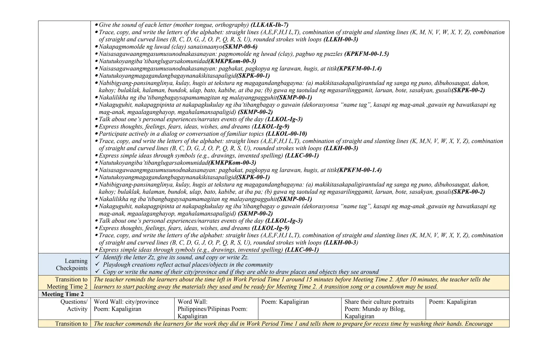 Kindergarten DLL Week 31.docx.......... | DOCX