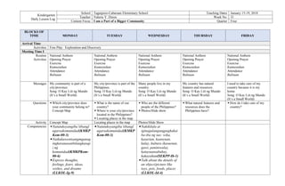 Kindergarten DLL Week 31.docx.......... | DOCX