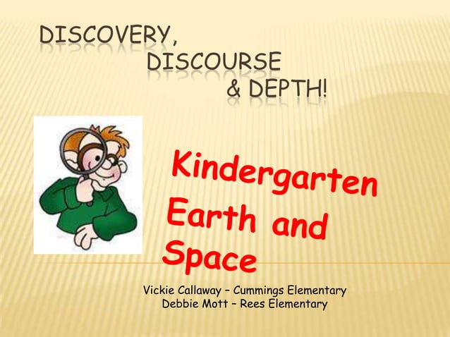 Kindergarten Earth and Space in 3D | PPTX