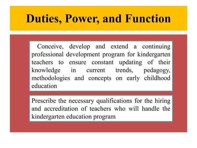 Kindergarten education act By Ryan Bermundo | PPTX | Daycare and Pre ...