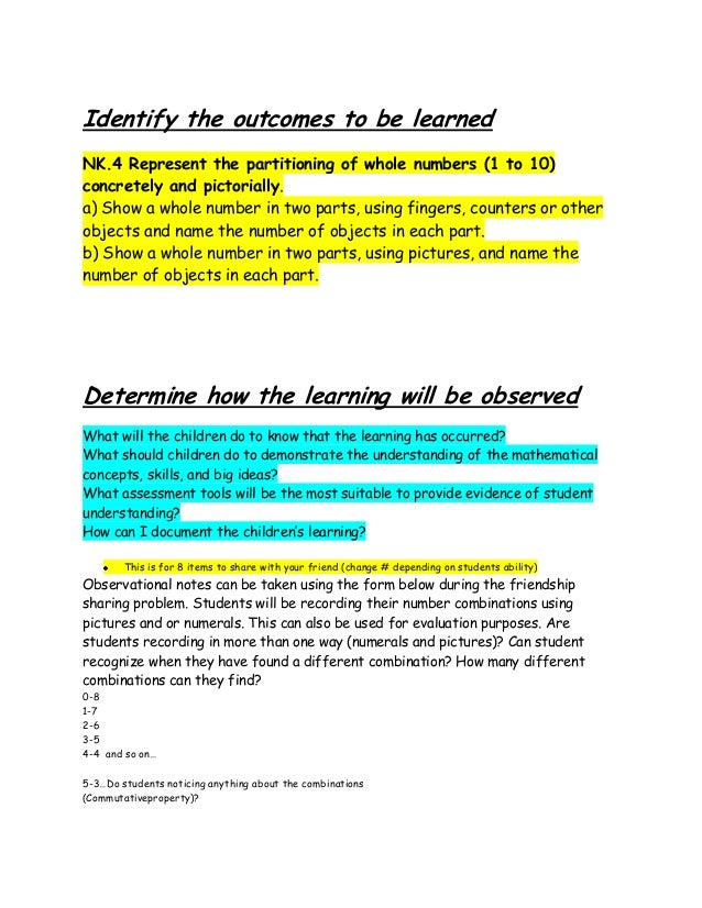 Kindergarten friendship sharing lesson