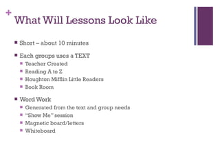 Kindergarten Guided Reading | PPT