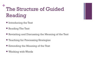 Kindergarten Guided Reading | PPT