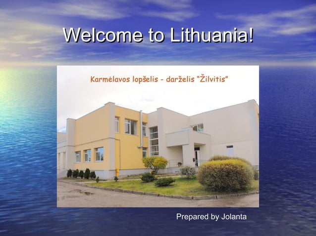 Kindergarten Zilvitis from Lithuania | PPT