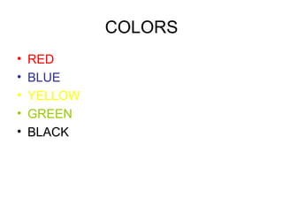 Kindergarten Lesson | PPT