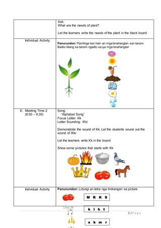 Kindergarten lesson plan - Needs of plant.docx