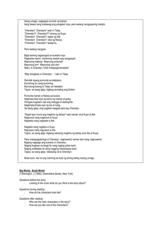 Kindergarten Lesson Plan Week 21.doc