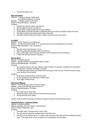 Kindergarten Lesson Plan Week 21.doc | Daycare and Pre-School | Parenting