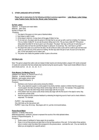 Kindergarten Lesson Plan Week 21.doc