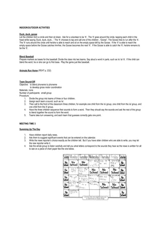 Kindergarten detailed Lesson Plan Week 29.doc