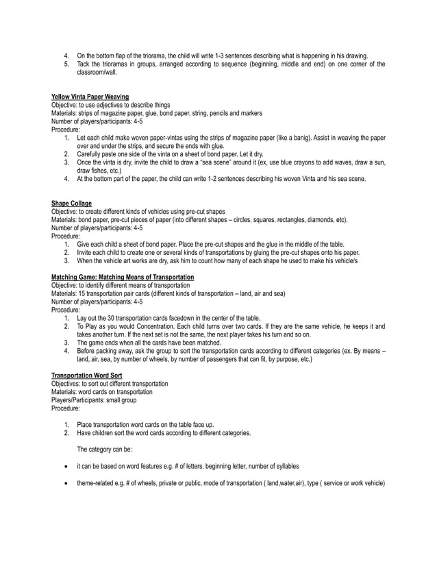 Kindergarten daily Lesson Plan Week 34.doc