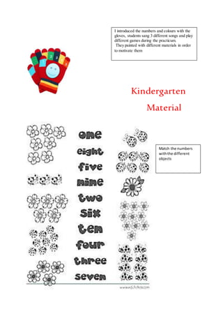 Kindergarten material