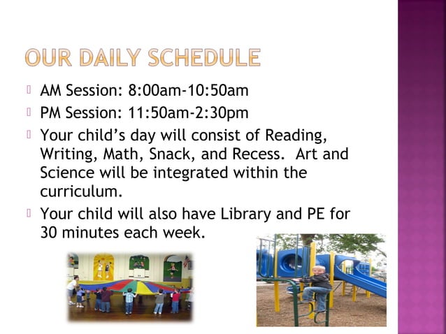 Kindergarten open house powerpoint | PPT | Daycare and Pre-School ...