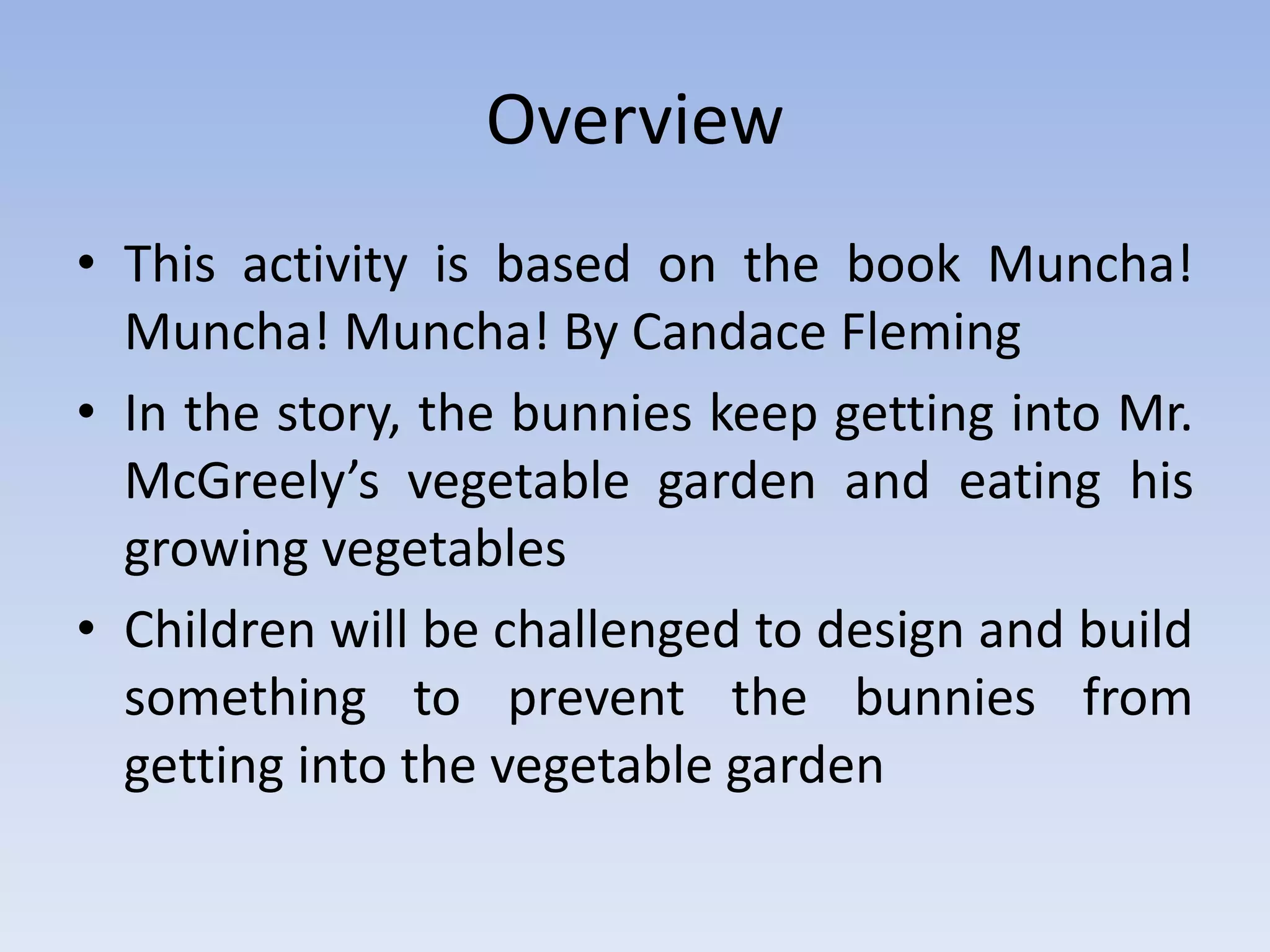 Kindergarten pbl lesson plan | PPTX