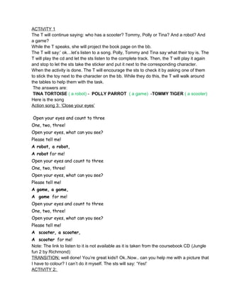 KINDERGARTEN- PRACTICUM PERIOD | DOC