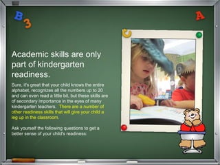 Kindergarten readiness | PPT