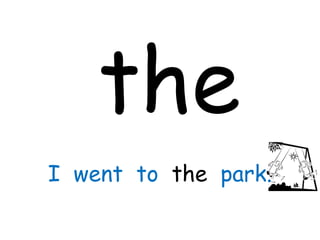 High Frequency Words - Kindergarten | PPT