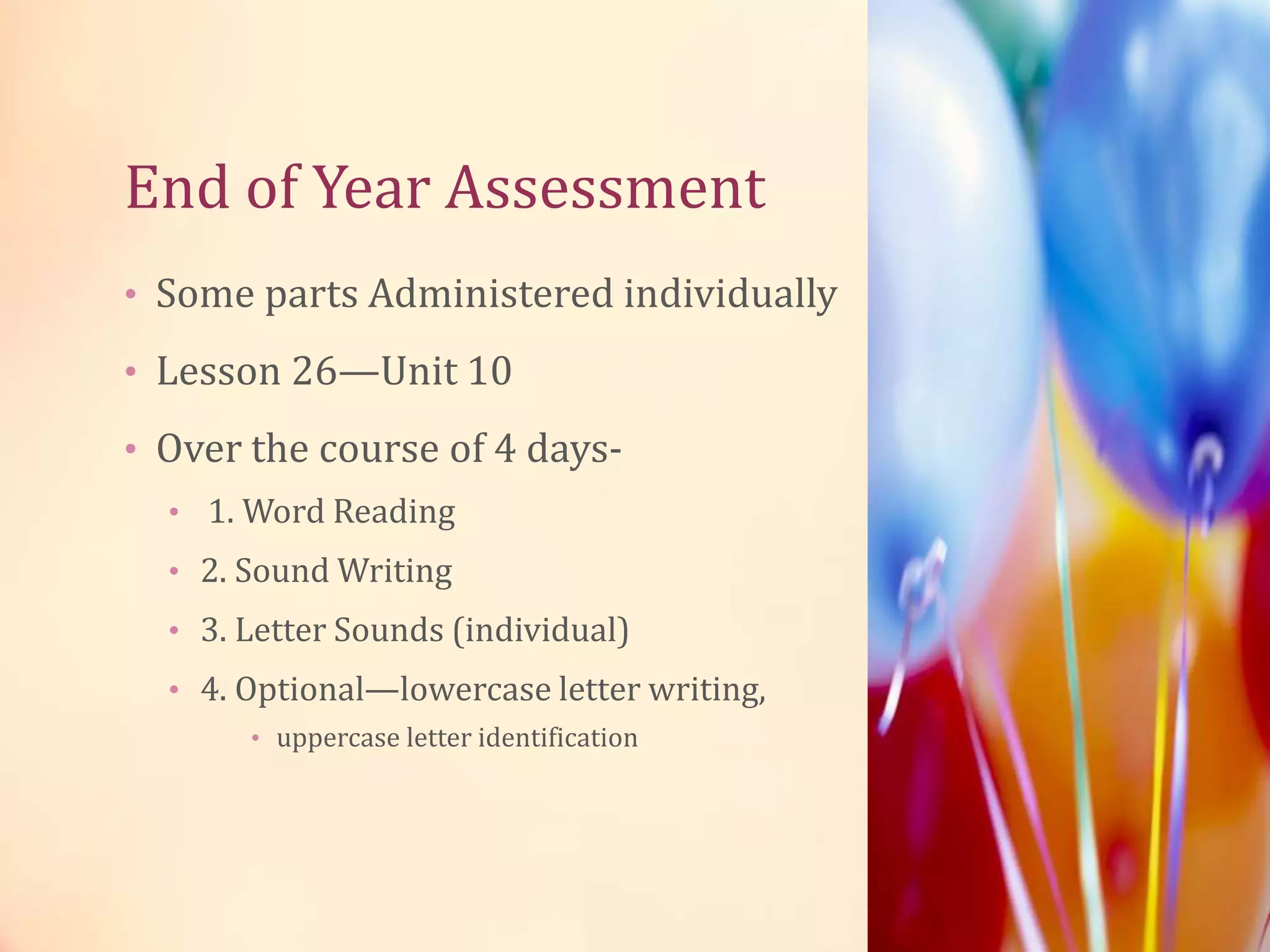 Kindergarten skills strand -units 9 &10 | PPT