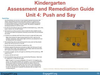 Kindergarten skills strand -units 9 &10 | PPT