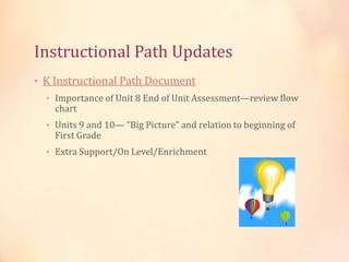 Kindergarten skills strand -units 9 &10 | PPT