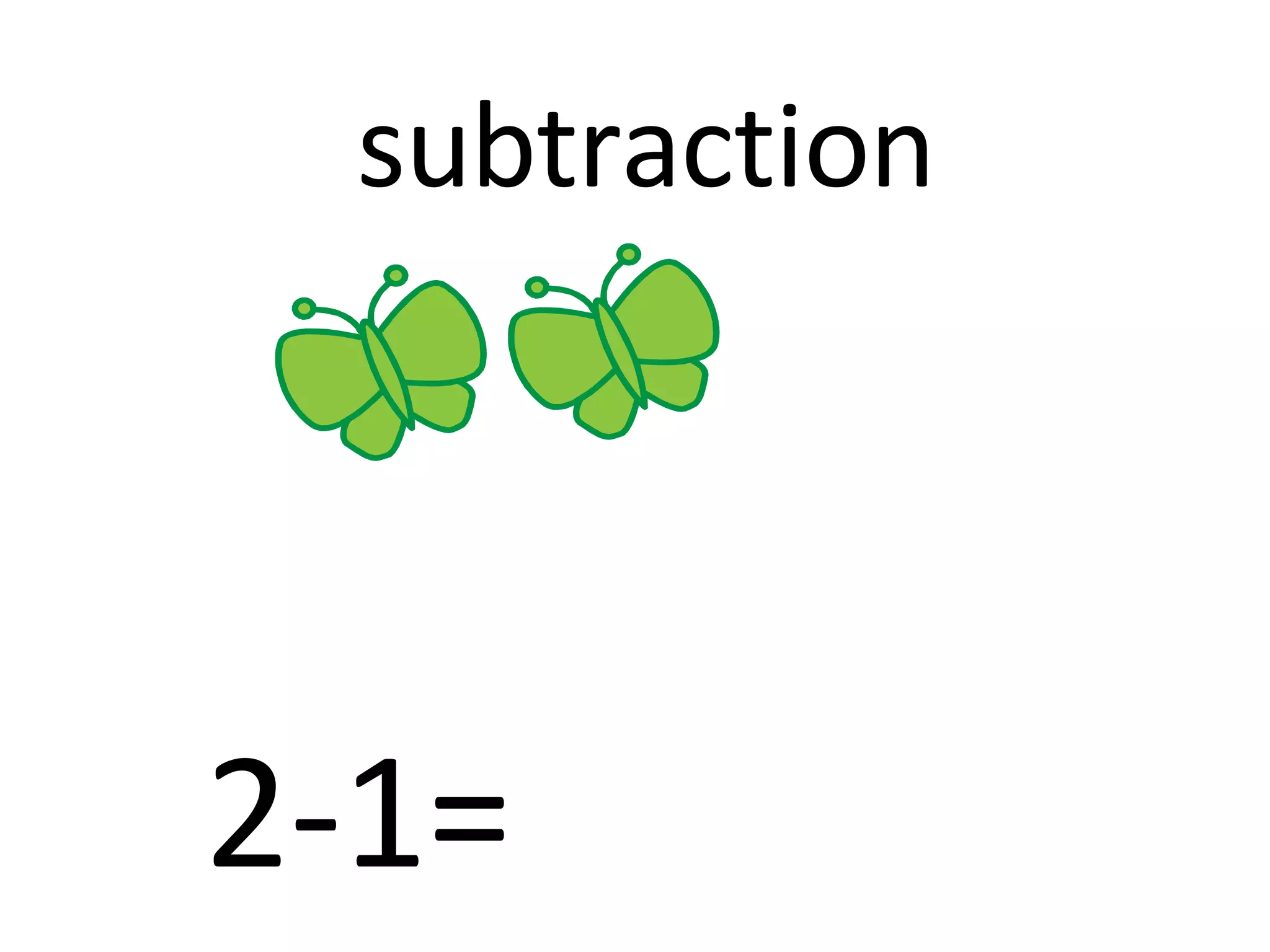 Kindergarten Subtraction | PPT