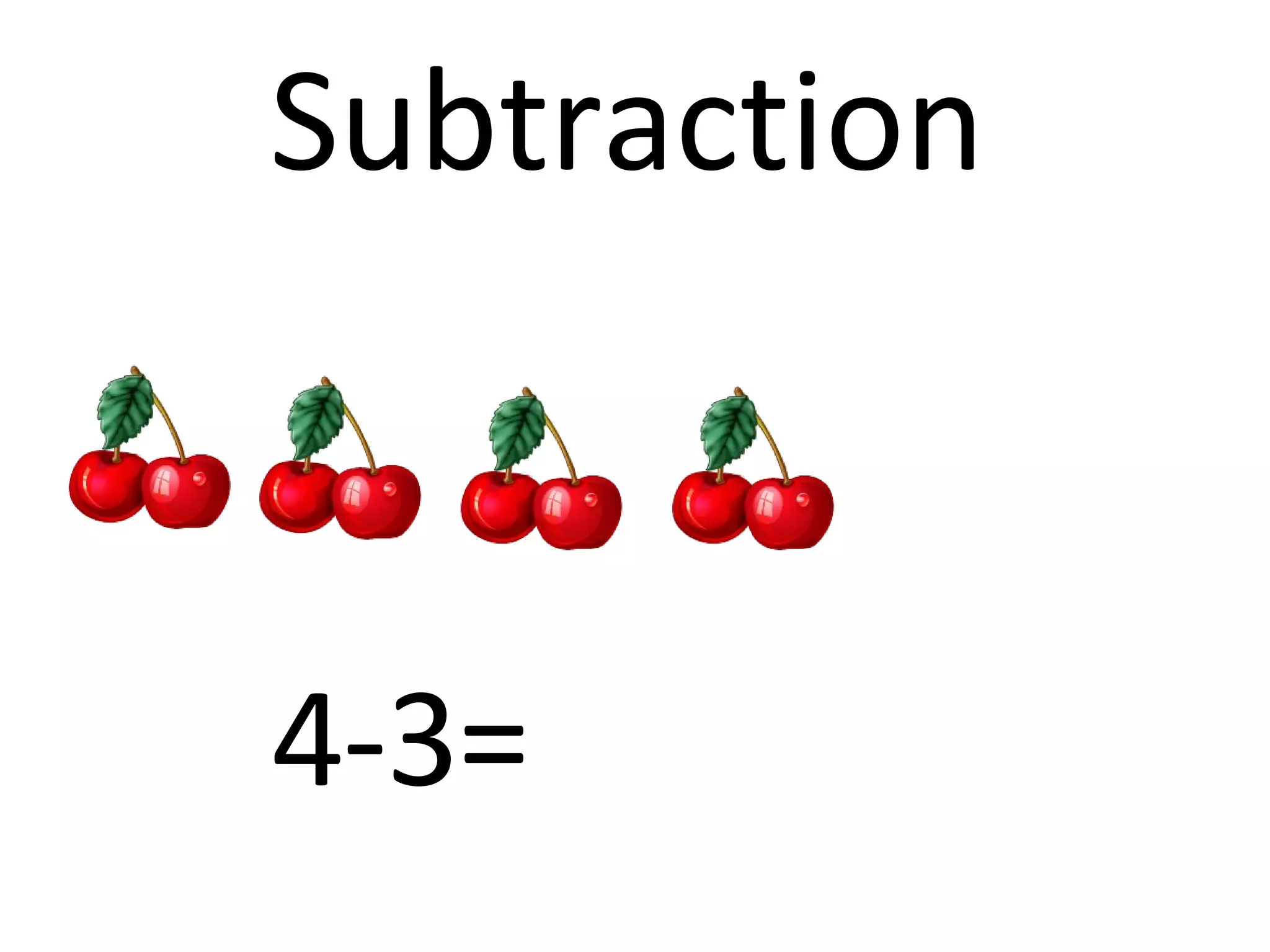 Kindergarten Subtraction | PPT