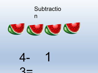 Kindergarten subtraction unit | PPTX