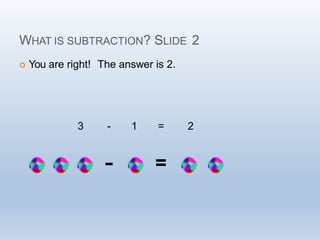 Kindergarten subtraction unit | PPTX