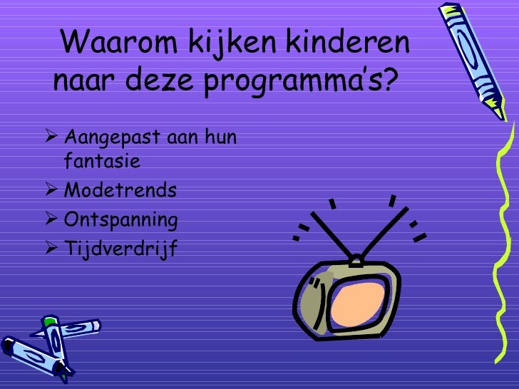 Kinderprogramma’s