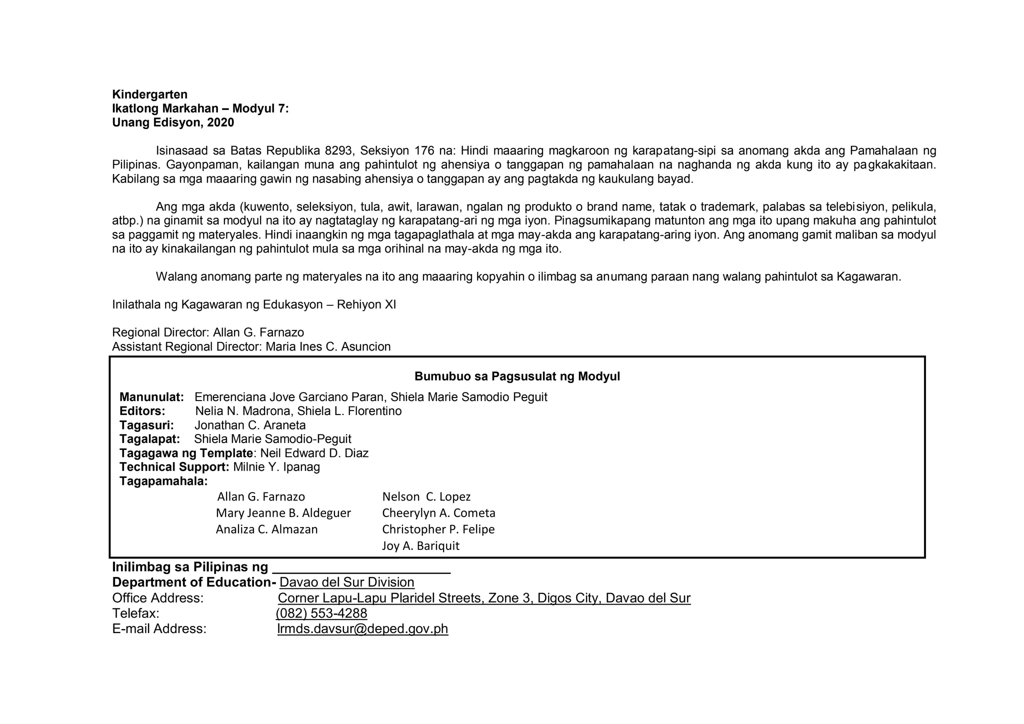 kinder_q3_mod7_Mga Pahimangno Alang sa Pag-amping.pdf