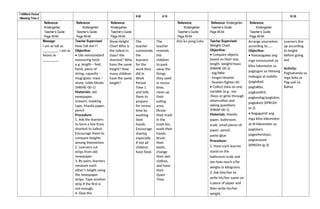 KINDER_ lesson plan for quarter 1 week 1 | DOC