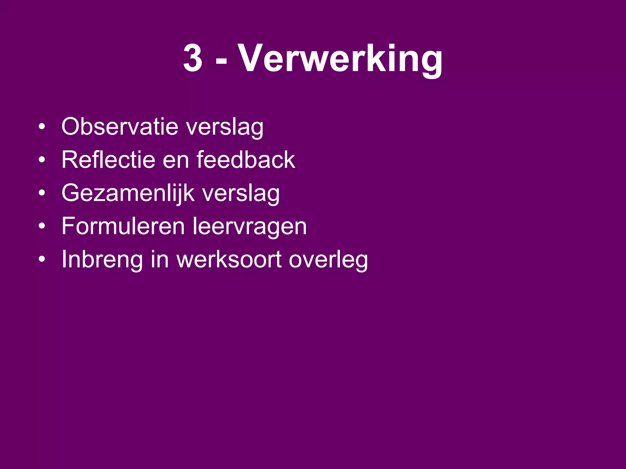 Kinderwerk Observatie Methode Pp95 | PPT