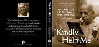 Kindly-Help-Me-Quotes-on-book-distribution-by-A.C-Bhaktivedanta-Swami ...
