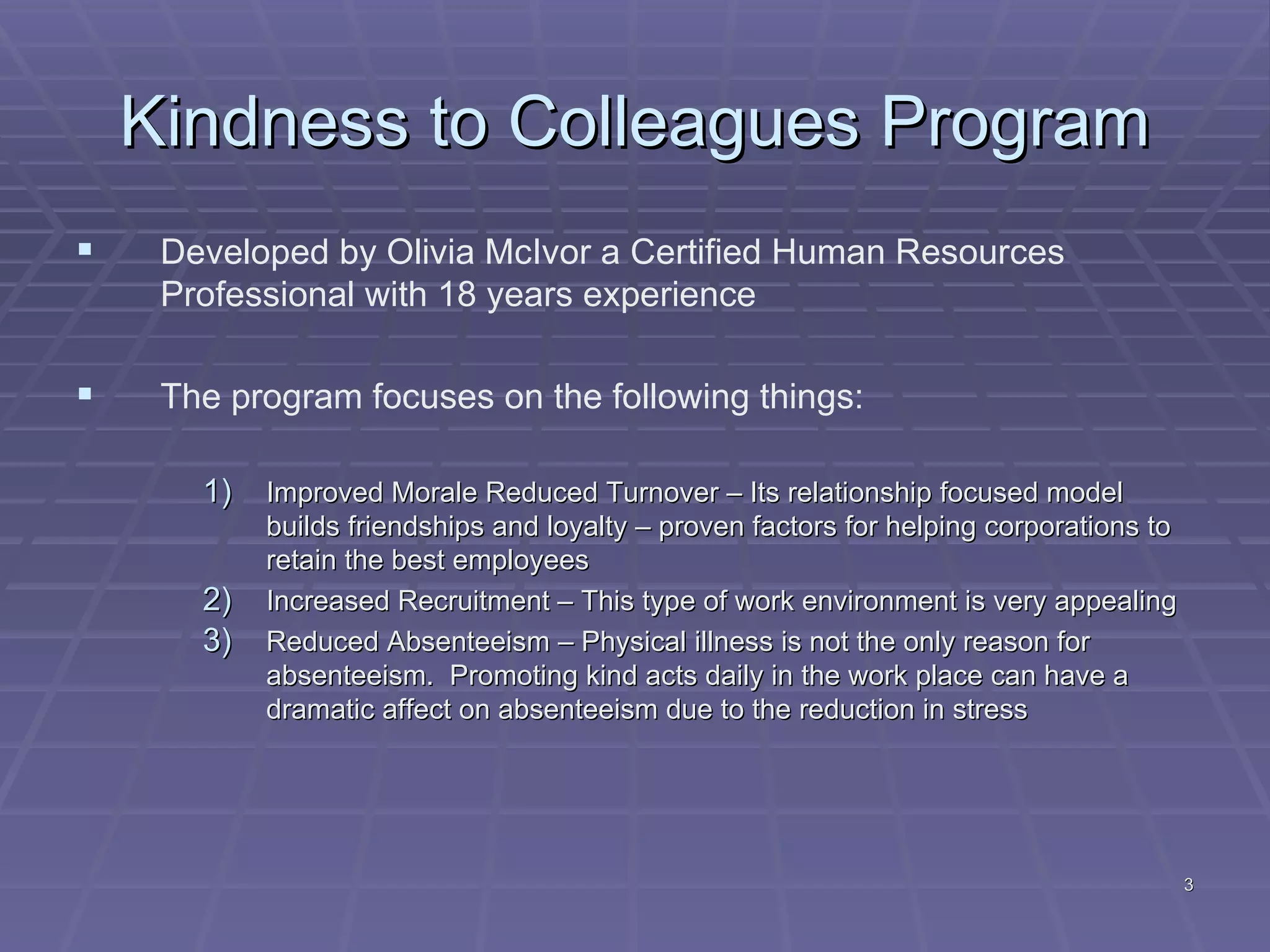 Kindness In The Work Place | PPT
