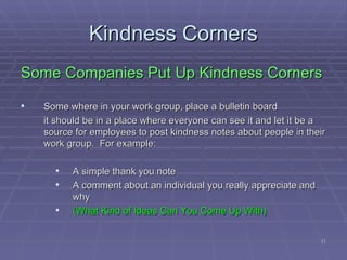 Kindness In The Work Place | PPT