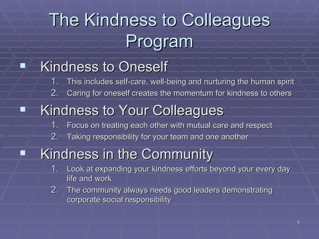 Kindness In The Work Place | PPT | Career Advice | Careers