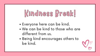Kindness Lesson | PDF