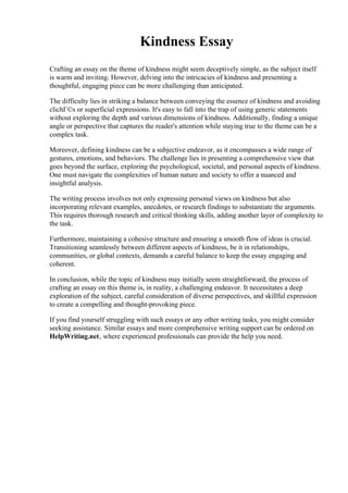 Kindness Essay.pdf
